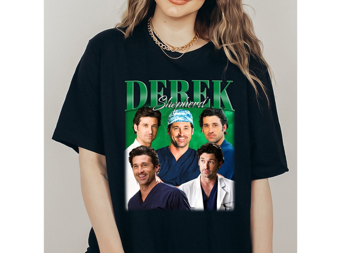 Derek Shepherd Shirt Derek Shepherd Tshirt Derek Shepherd - Etsy