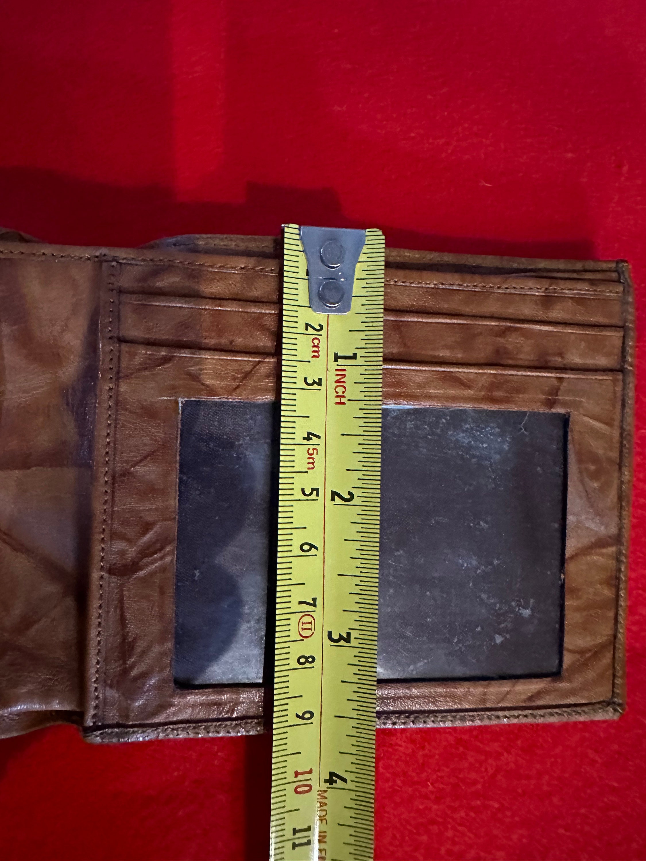 Vintage 1970/80s Real Leather Gucci Accessory Collection Wallet Conker ...