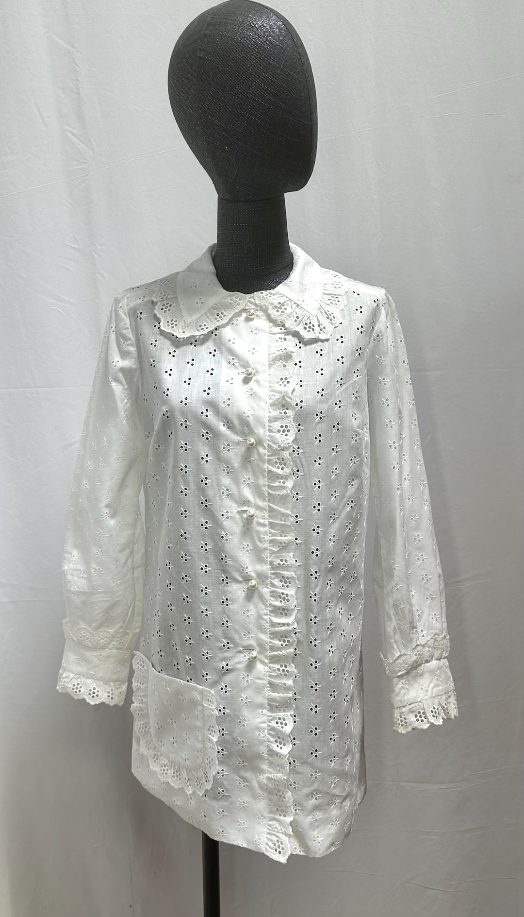 Fabulous Rare Vintage Broider Anglaise 1960’s Mini Dress From Londonus ...