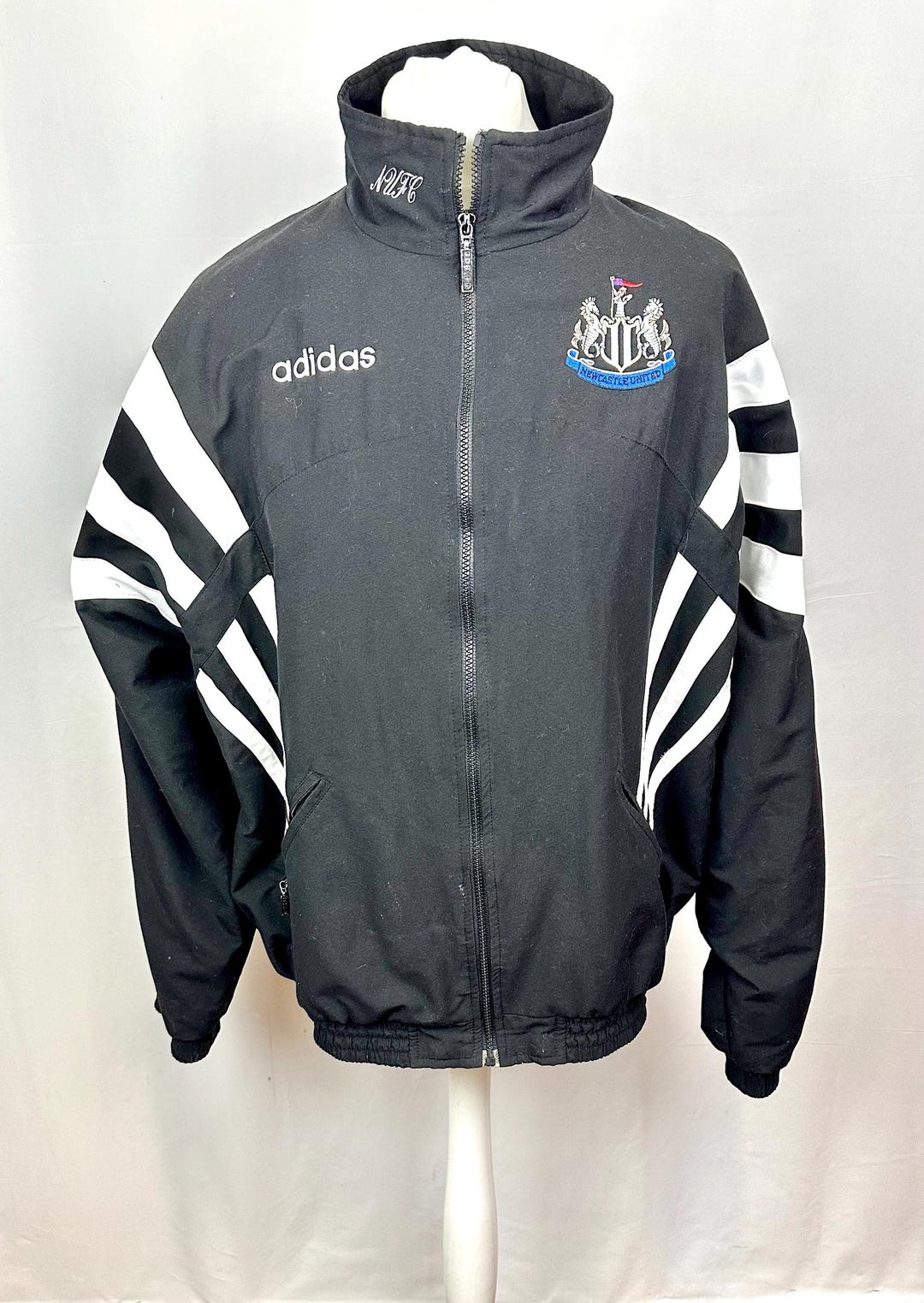 Vintage Rare Mens Adidas Tracksuit Jacket NEWCASTLE UNITED Football ...