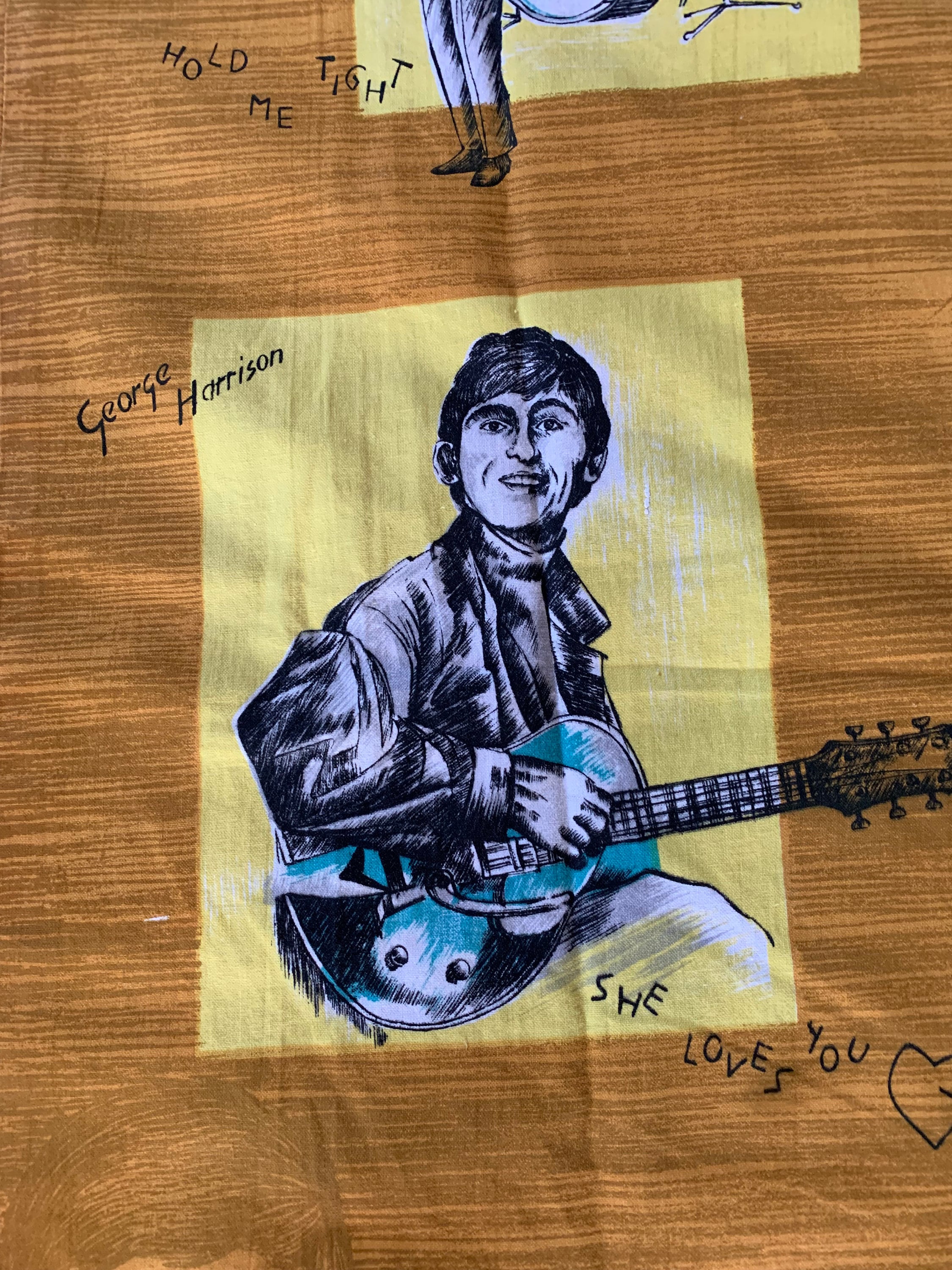 Original Vintage Rare Beatles Curtain Fabric - Etsy