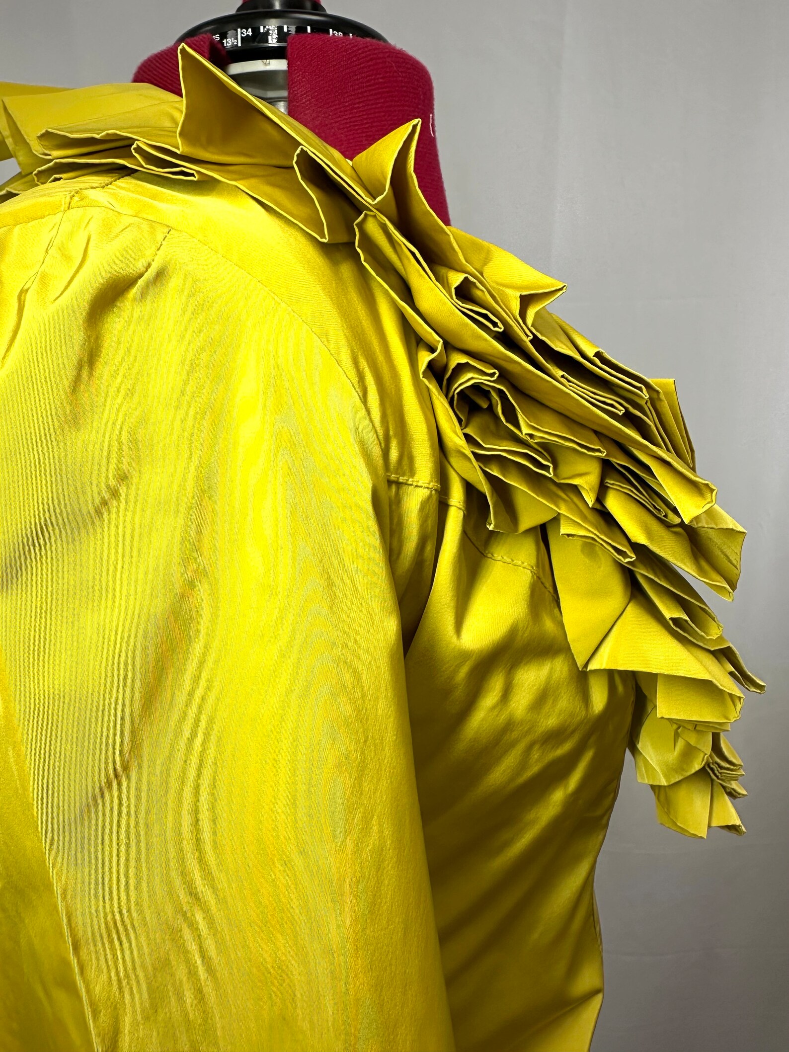 Extremely Stricking Special Satin Jacket by Speziale per Una Saffron ...