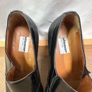 Vintage Men’s Slip-on Dress Shoes, Black Patent Leather, Stemar, UK 8 ...