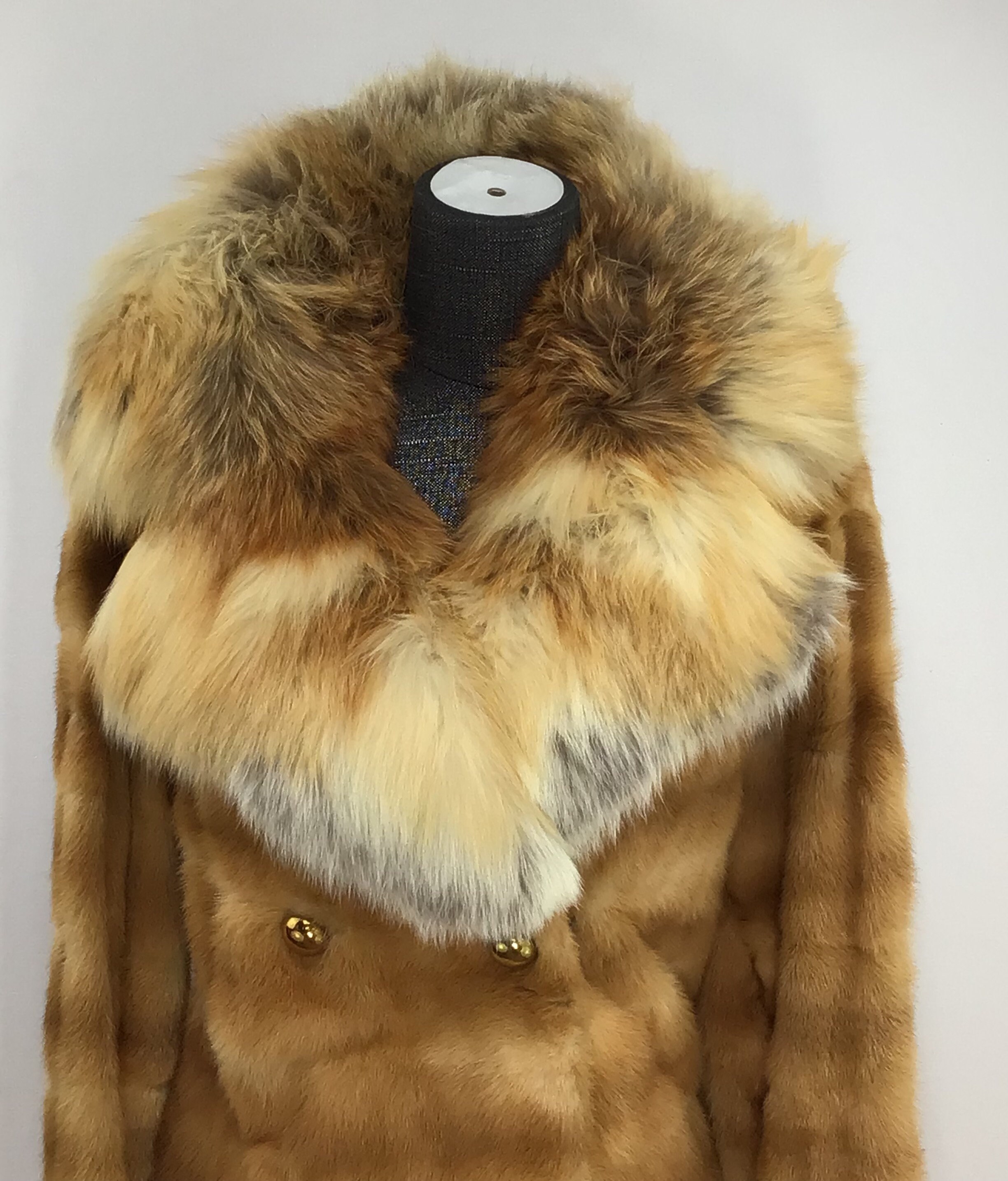 Gorgeous Rare Vintage Red Fox Fur Full Length Ladies Coat Circa 1970s ...