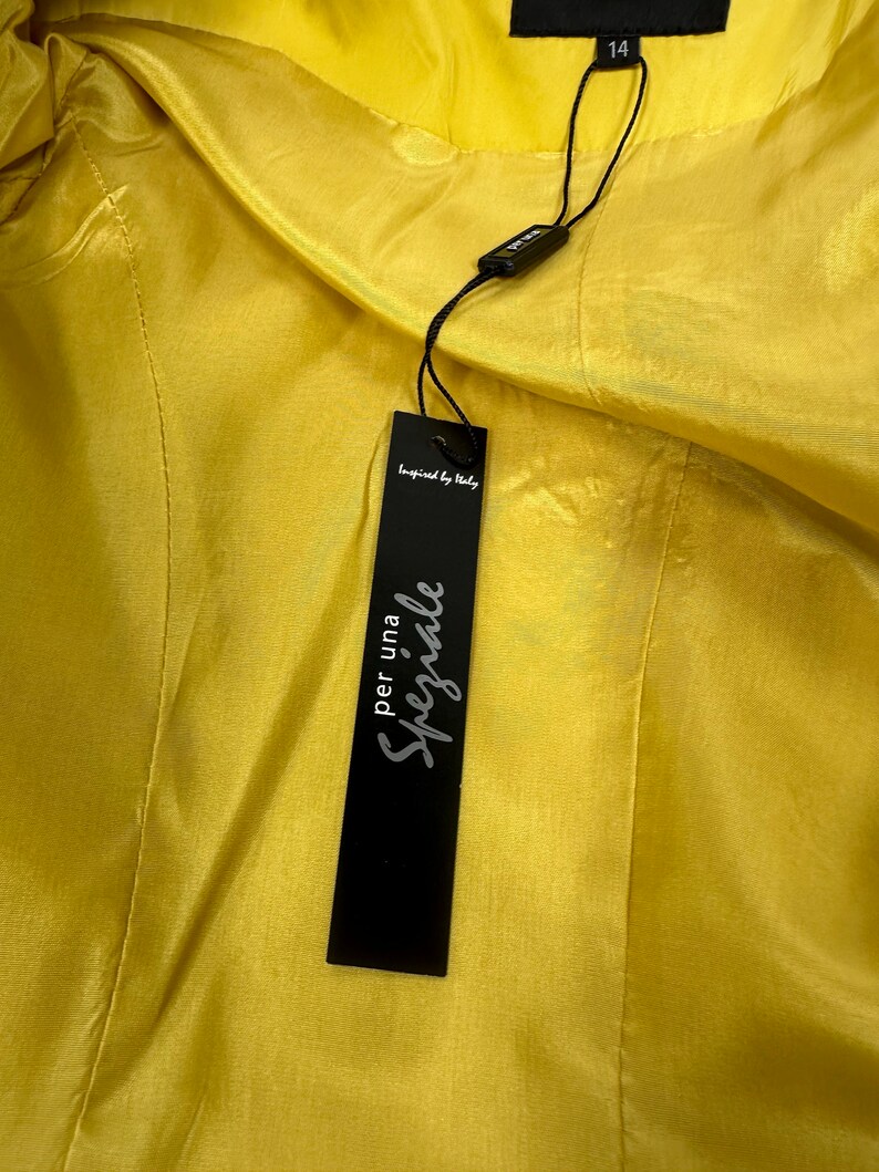 Extremely Stricking Special Satin Jacket by Speziale per Una Saffron ...