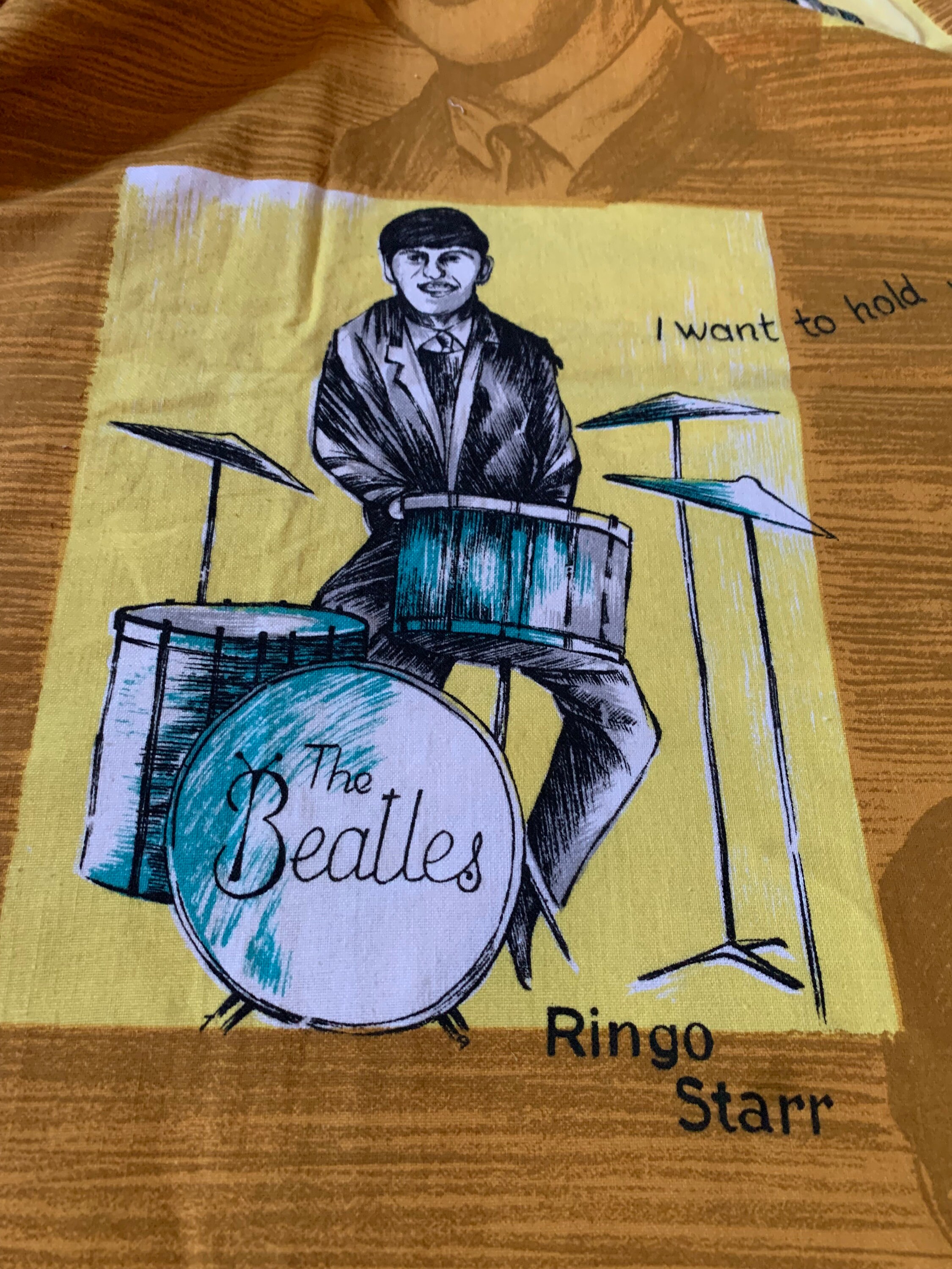 Original Vintage Rare Beatles Curtain Fabric - Etsy