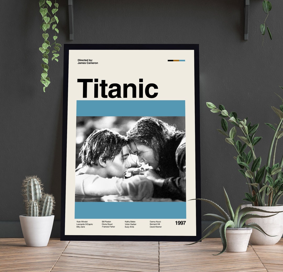 Titanic Poster Titanic Print Retro Movie Poster Room Decor - Etsy