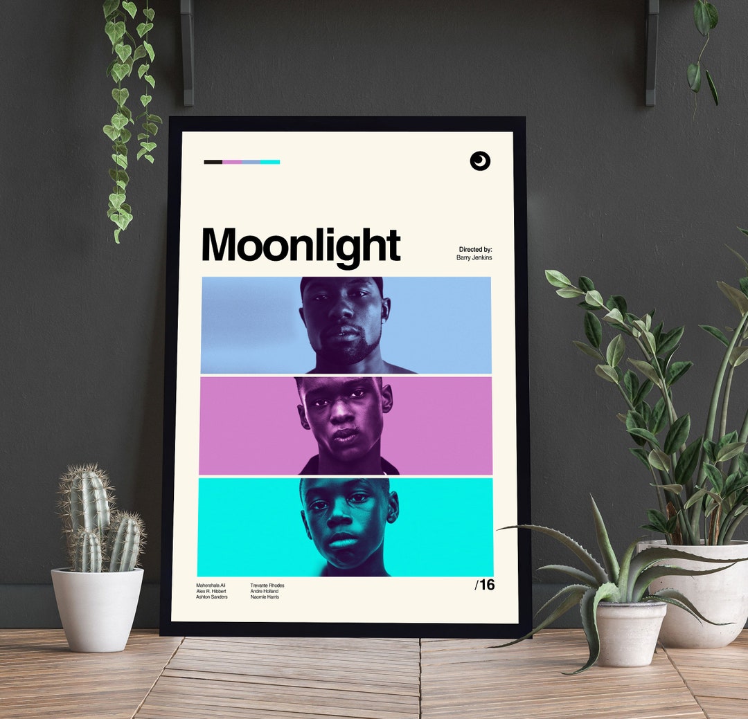 Moonlight Poster Moonlight Print Custom Poster Vintage - Etsy