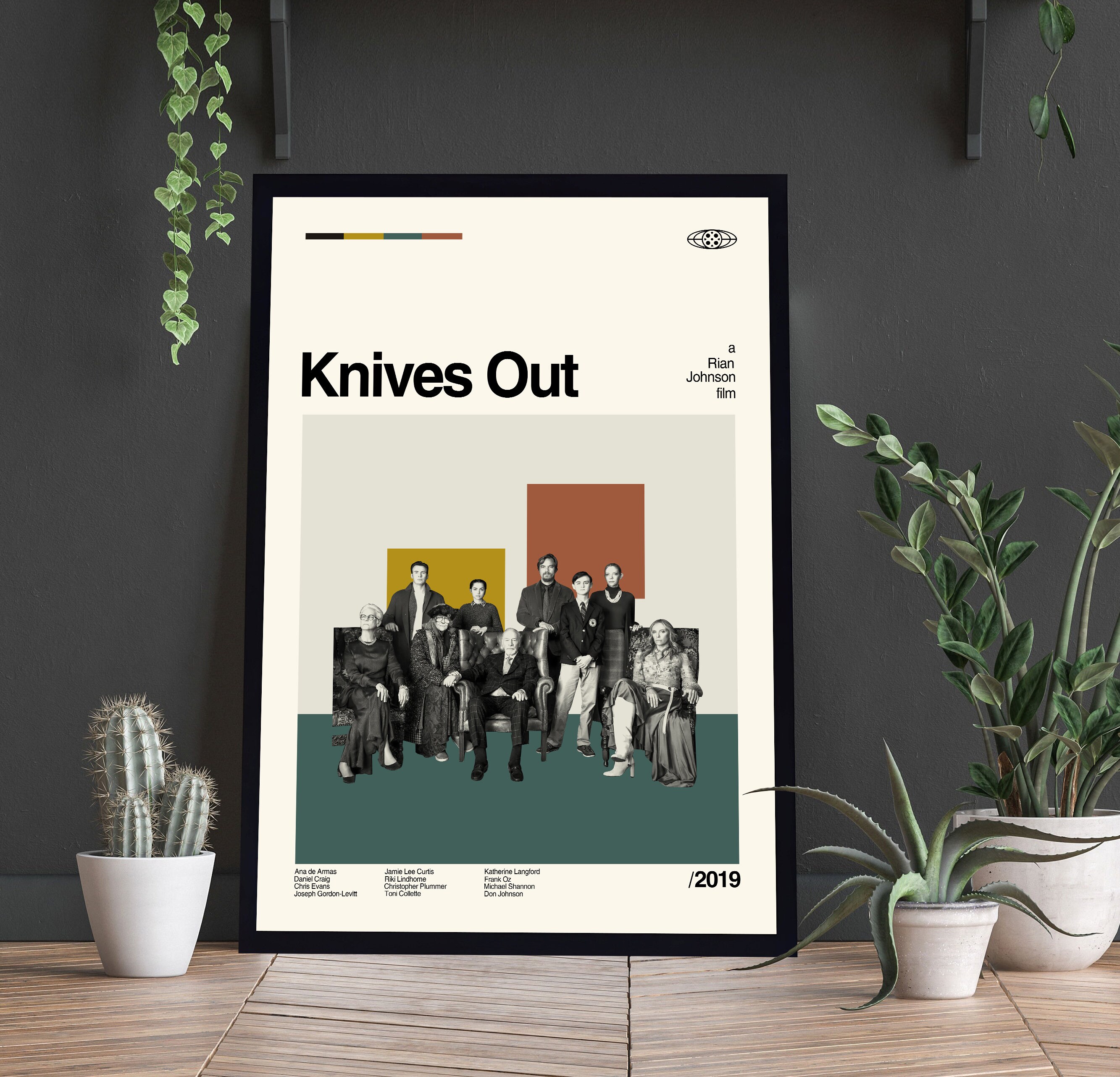 Knives Out Poster Knives Out Art Knives Out Print Abstract - Etsy