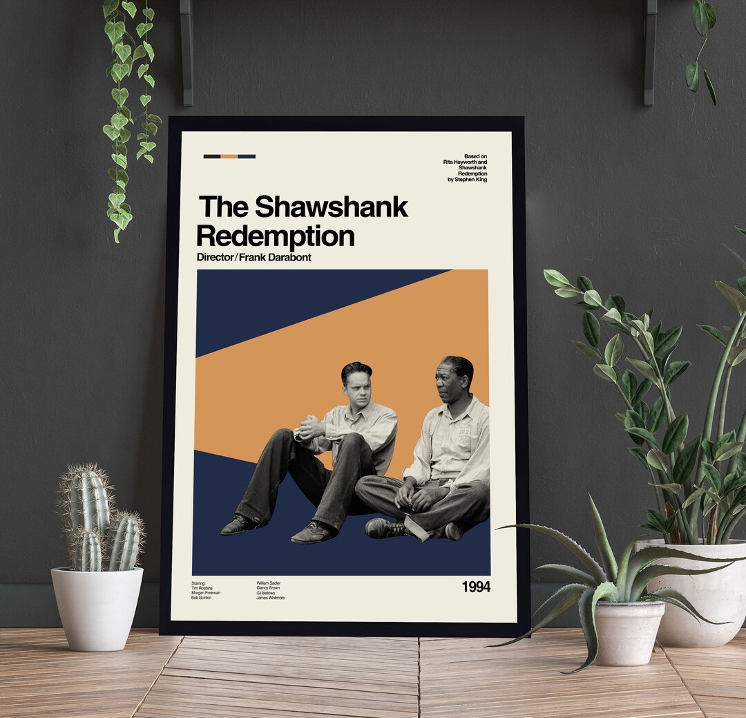 The Shawshank Poster the Shawshank Print Minimalist Movie - Etsy
