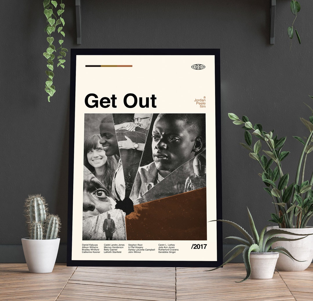 Get Out Poster Get Out Print Get Out Art Retro Movie - Etsy