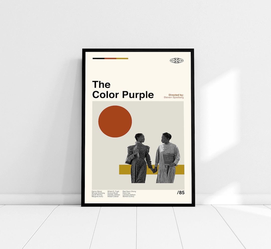 The Color Purple Poster Steven Spielberg Retro Movie - Etsy
