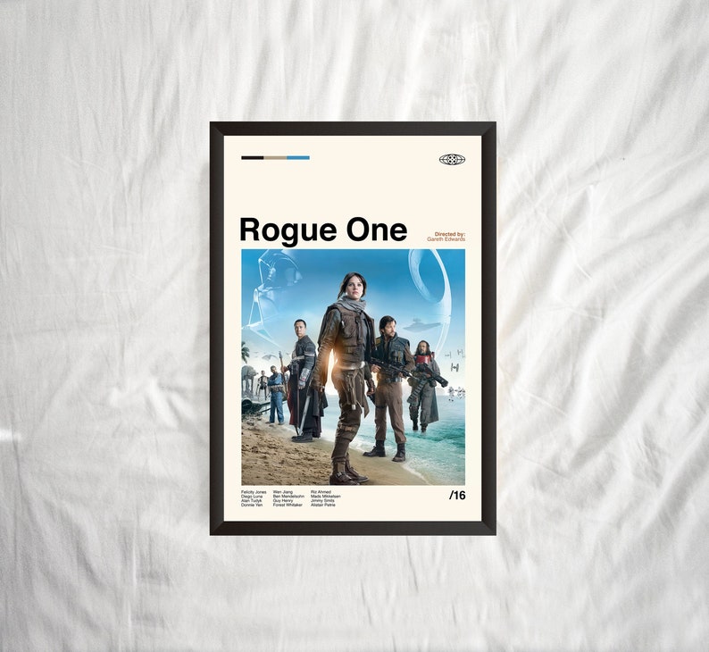 Rogue One Poster, Rogue One Movie, Rogue One Print, Minimalist Movie ...