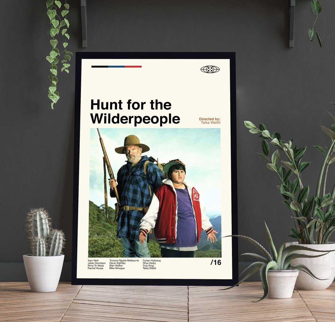 Poster Hunt for the Wilderpeople, Taika Waititi, film minimaliste ...