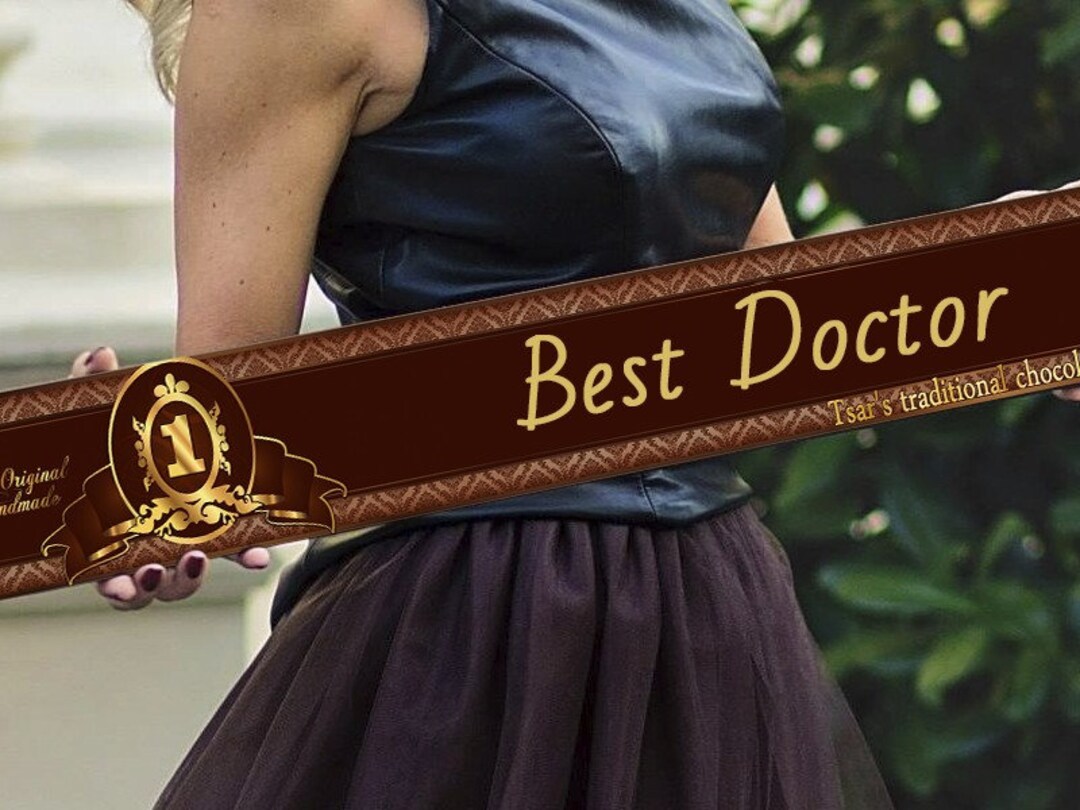 Custom Chocolate Bar, BEST DOCTOR Giant Personalized Chocolate, Doctor ...