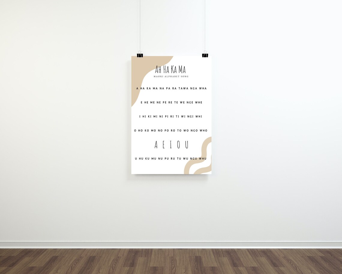 Digital Te Reo Maori Arapu alphabet Song Digital Download - Etsy Australia