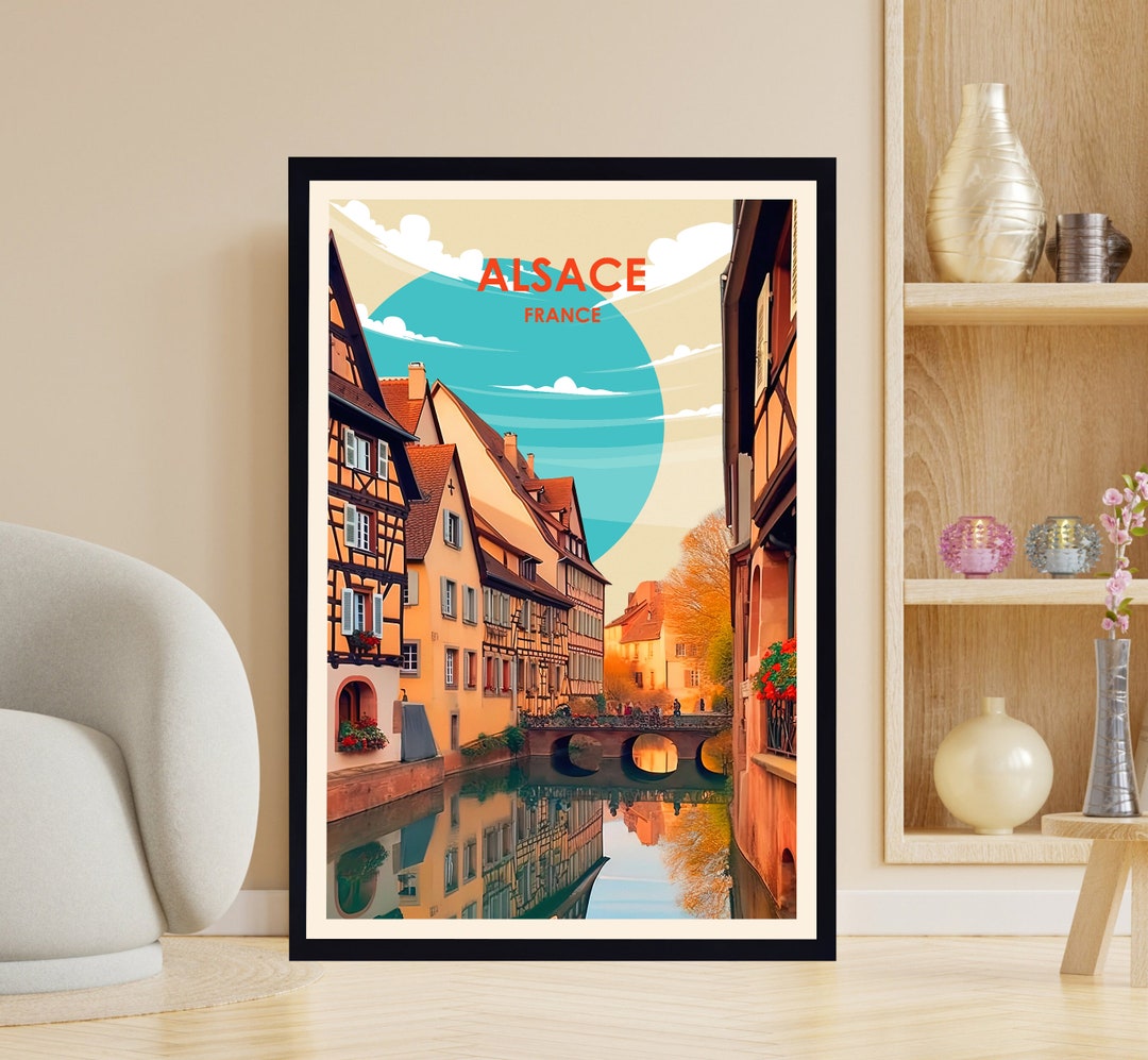 Alsace Poster Alsace Print Alsace Art France Print - Etsy