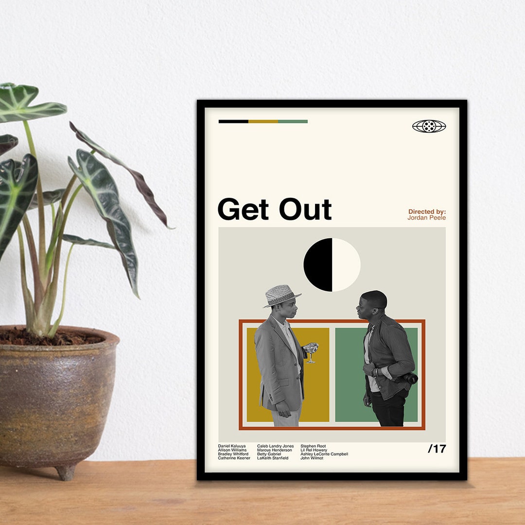 Get Out Movie Poster Minimalist Poster Retro Movie Poster - Etsy