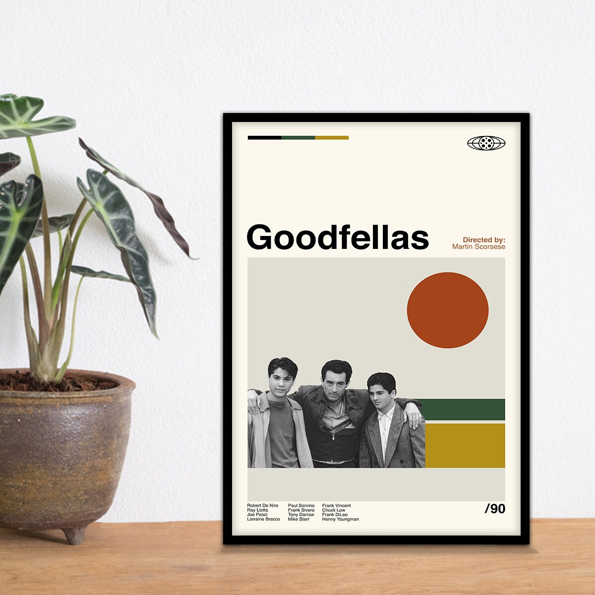 Goodfellas Poster, Martin Scorsese, Retro Movie Poster, Minimalist Art ...