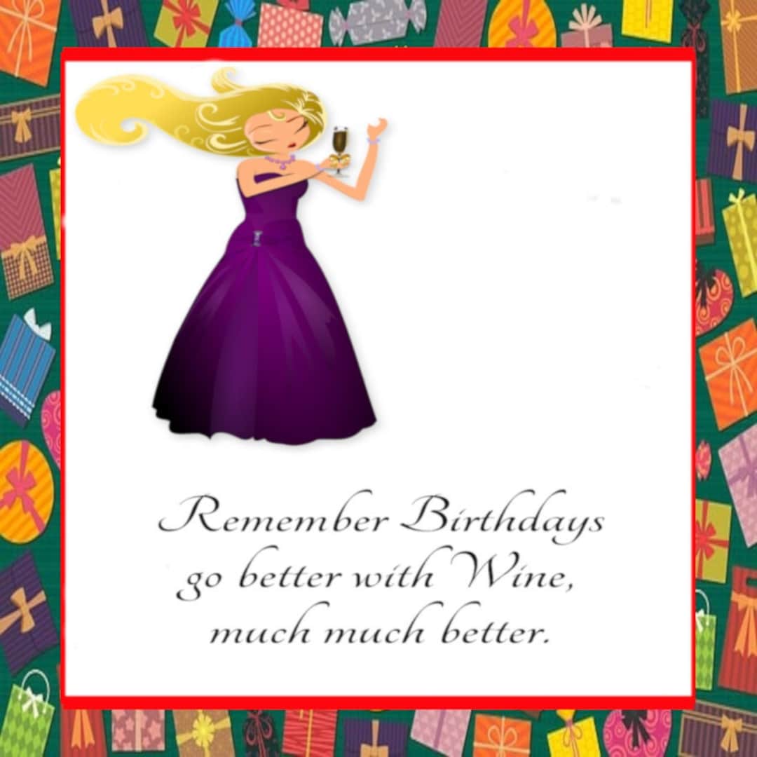 Funny Digital Birthday Card Print at Home. - Etsy