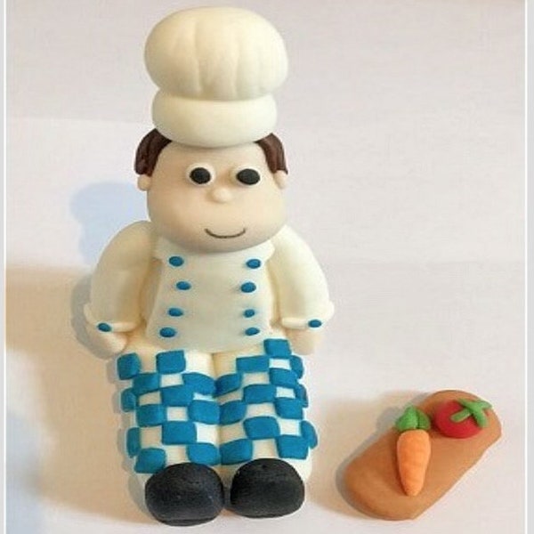 Chef Cake Topper - Etsy