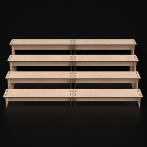 4 Tier Modular Display Stands Svg Laser Cutting Files, Perfect for on ...