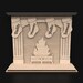 3D Christmas Fireplace Kit Laser Cut Files - Personalized Stockings ...
