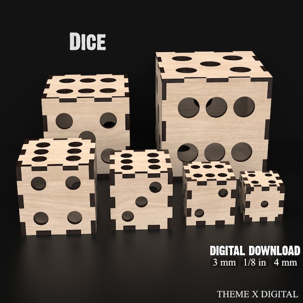 Dnd Dice Laser Files - Etsy