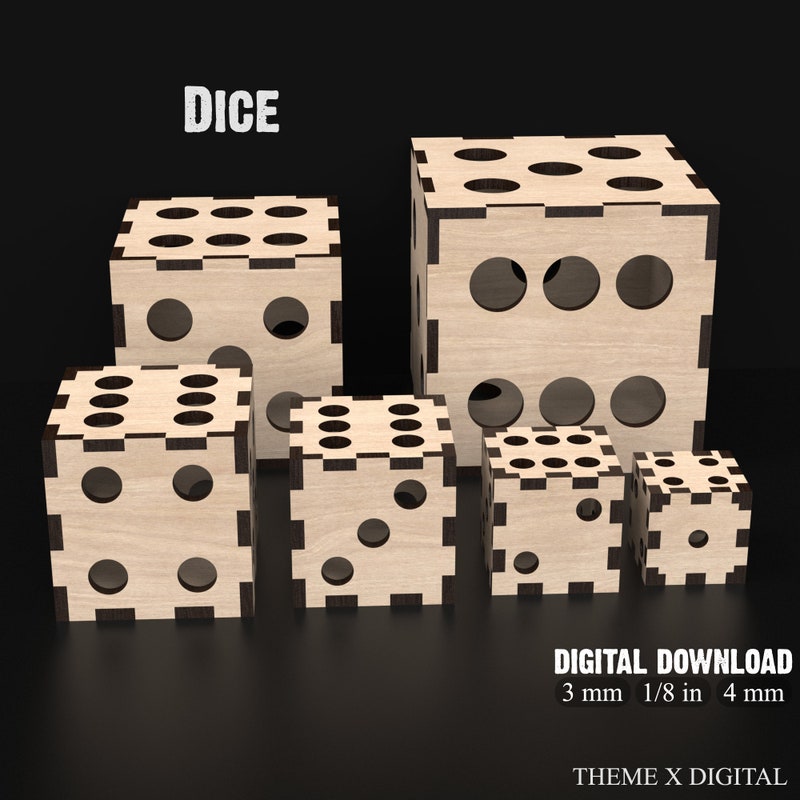 Laser Dice Tray Svg File - Etsy