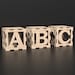 3D Alphabet Box A-Z Laser Cut Files, Alphabet Letter Box File, 3D Svg ...