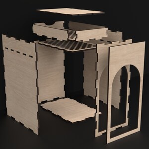 Book Nook Kit Svg Laser Cutting Files - Wooden Book Nooks for Book Ends ...