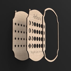 Weight Loss Tracker Svg Laser Cutting Files - Weight Loss Chart Svg ...