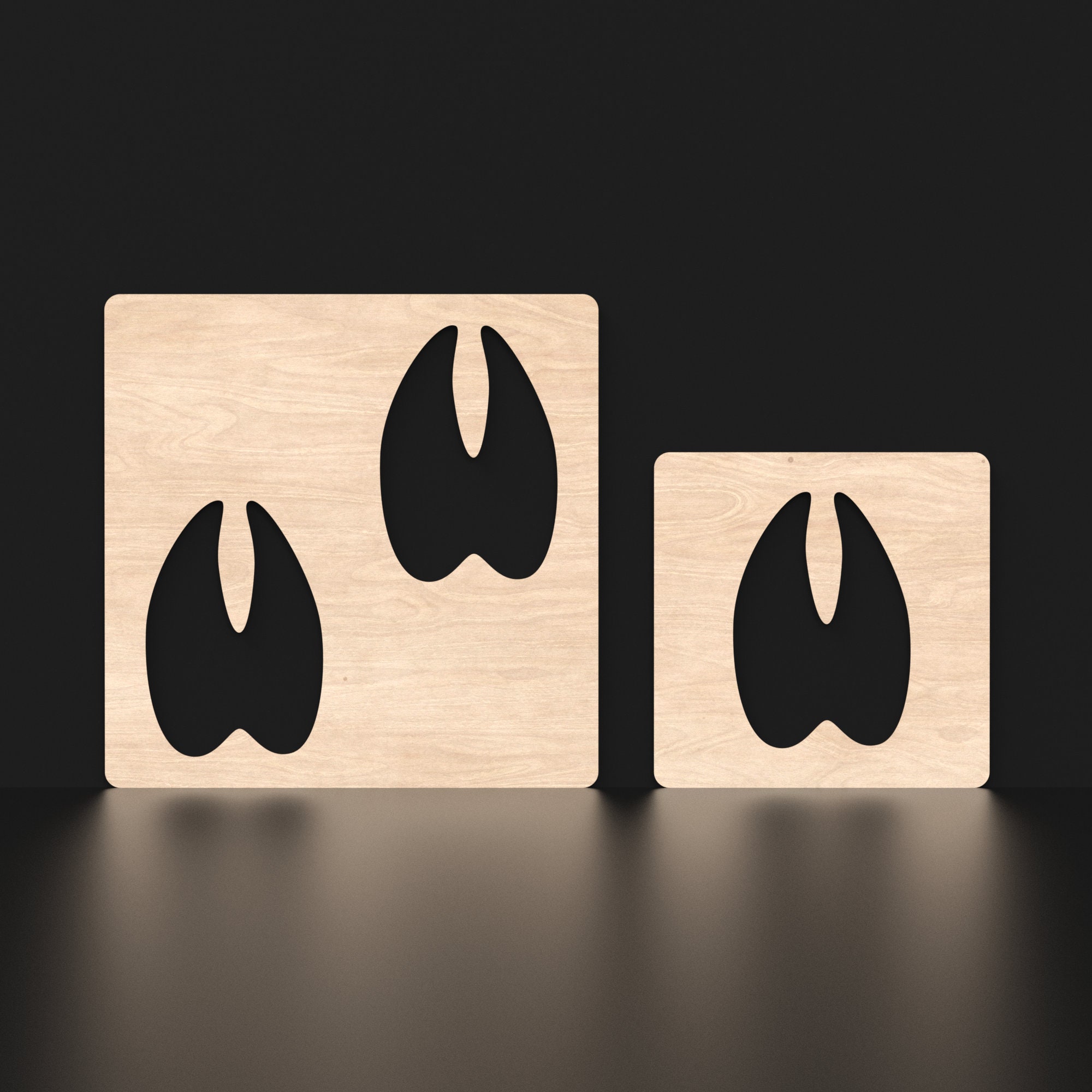 Santa Footprint Svg Laser Cutting Files, Santa Boot Stencil Svg Files ...