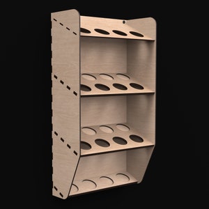 Silicone & Caulk Tube Holder Storage Rack Svg Laser Cutting Files ...