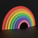 7 Layer Rainbow Svg Laser Cut Files - Retro Rainbow Svg File for Laser ...