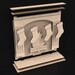 3D Christmas Fireplace Kit Laser Cut Files - Personalized Stockings ...