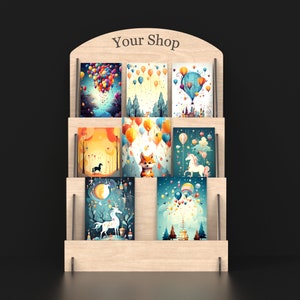 3 Tier Gift Card Display Stand Svg Laser Cut Files - Indoor Plant Stand ...
