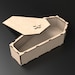 3D Coffin Svg Laser Cut Files, Coffin Box Svg Laser Cutting Files for ...