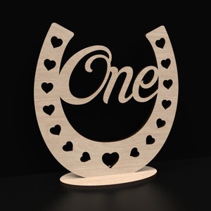 20 Horseshoe Wedding Table Numbers Svg Laser Cut Files - Table Number ...
