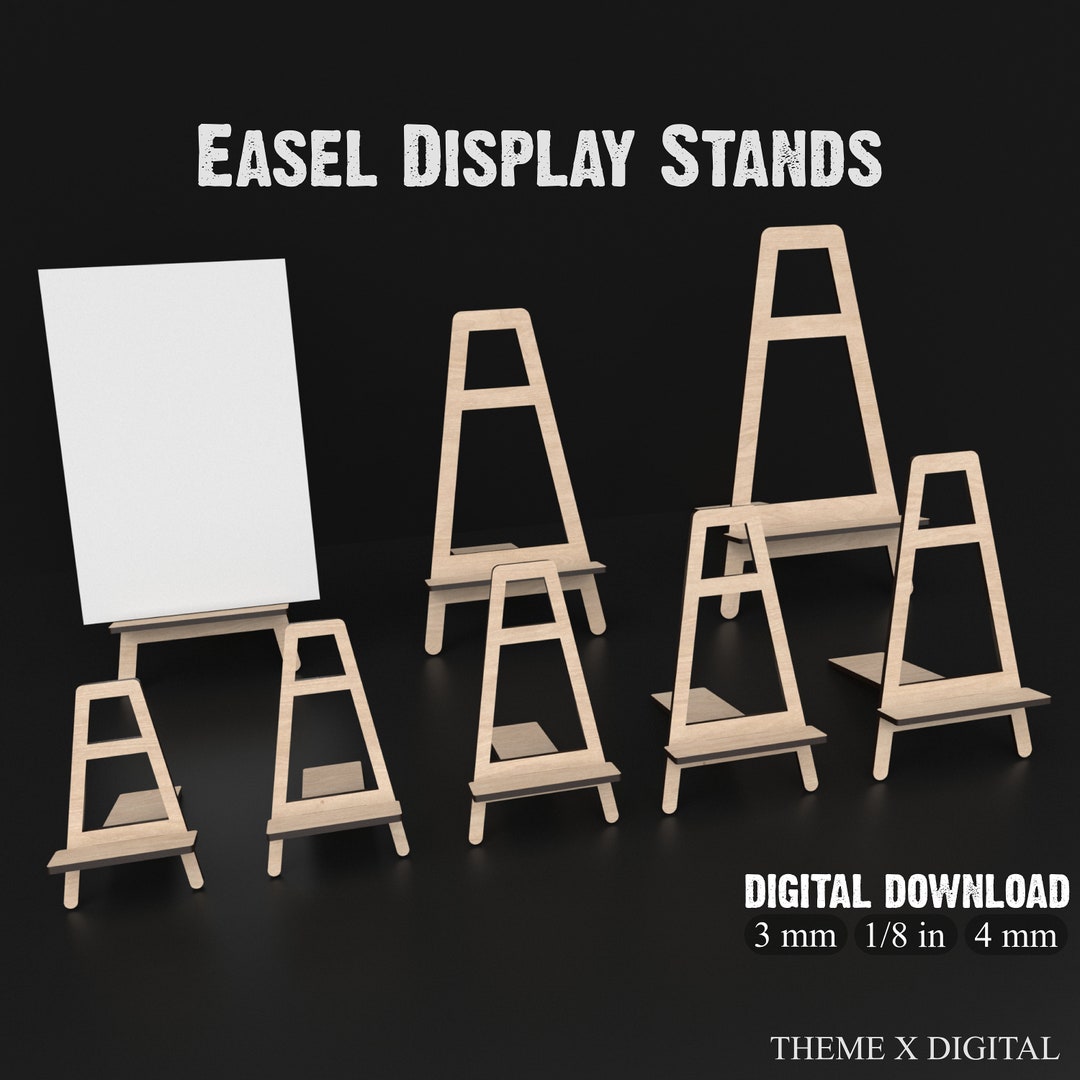 Easel Display Stands With 8 Different Sizes and 3 Different Thicknesses ...