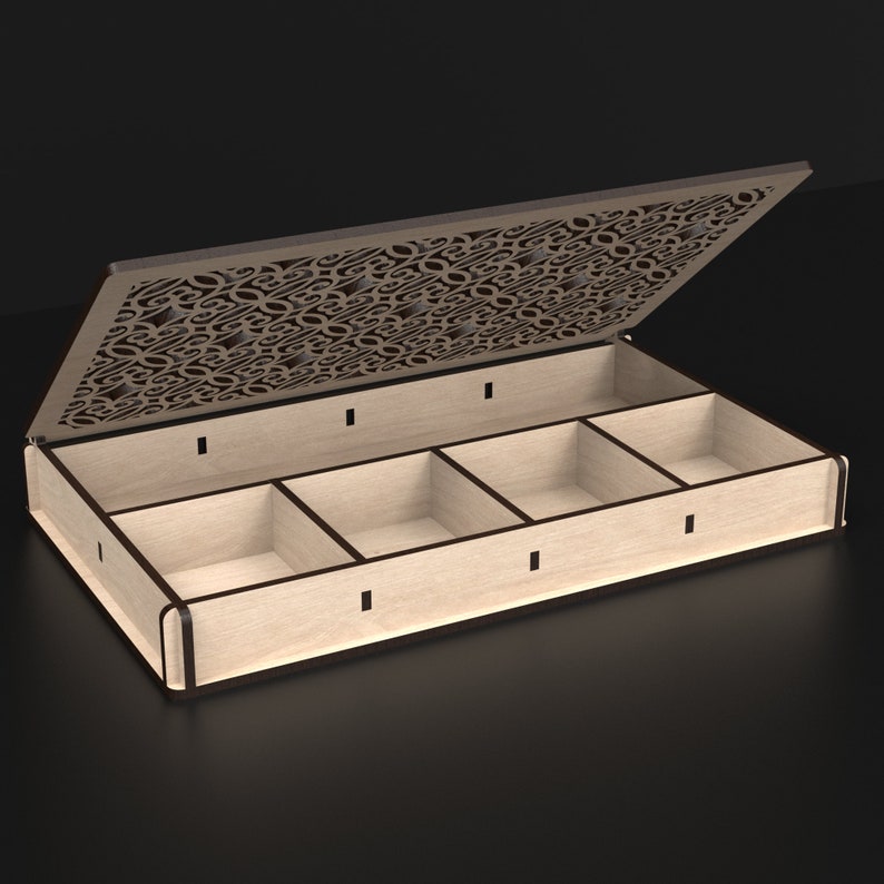 Stash Box Svg Laser Cutting Files, Dice Box Laser Cut Files, Memory Box ...