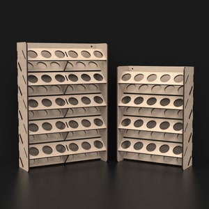 Versatile Craft Paint Storage Rack SVG Laser Cutting Files - Organize ...