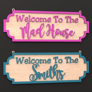 Street Sign Svg Laser Cutting Files, Custom Street Sign, Road Sign Svg ...