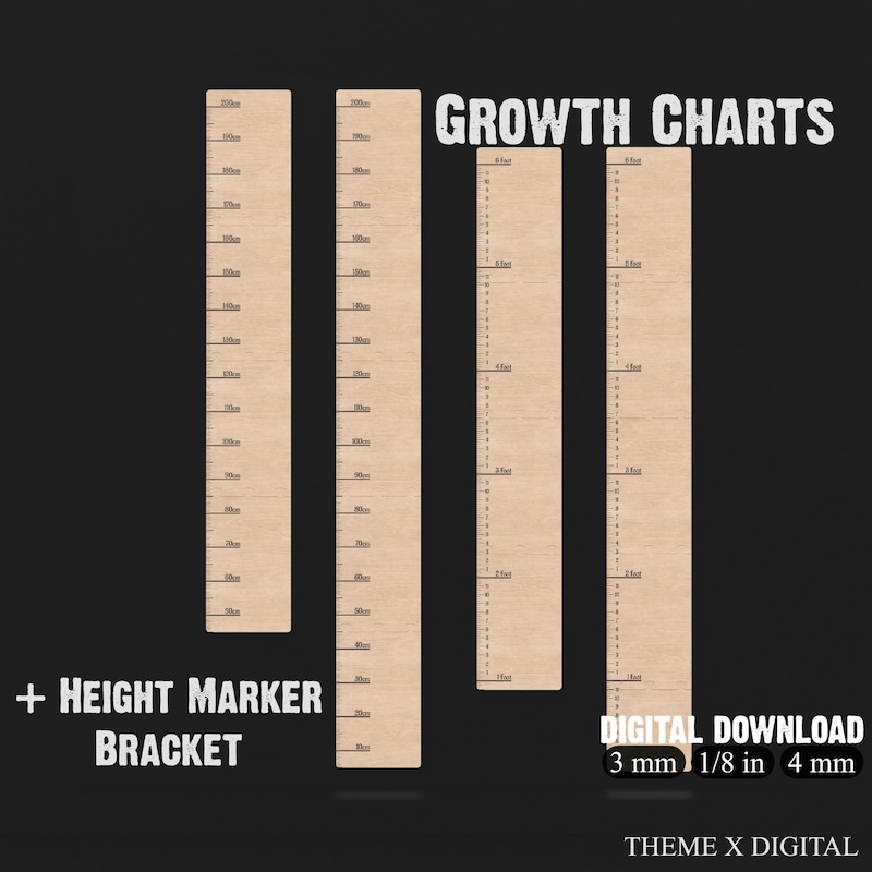 Growth Card Ruler - Etsy UK