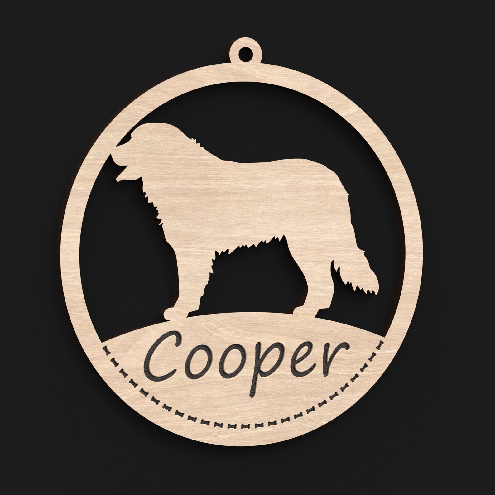 40 Custom Dog Ornament Svg Laser Cutting Files V2 - Custom Pet Ornament ...