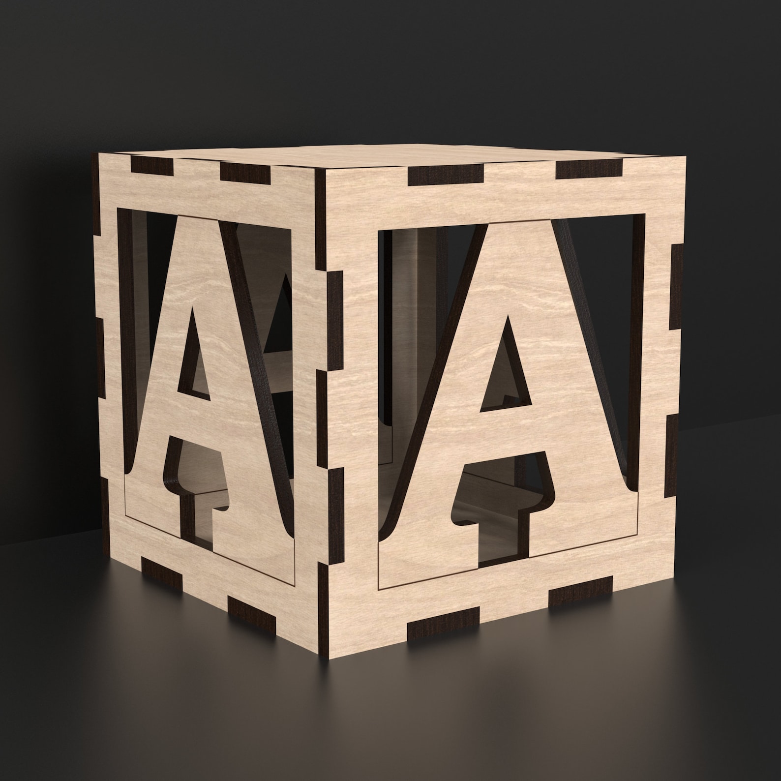 3D Alphabet Box A-Z Laser Cut Files Alphabet Letter Box Svg - Etsy