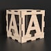 3D Alphabet Box A-Z Laser Cut Files, Alphabet Letter Box File, 3D Svg ...