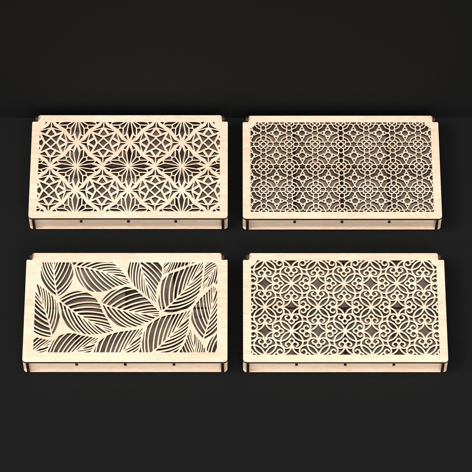 Stash Box Svg Laser Cutting Files, Dice Box Laser Cut Files, Memory Box ...