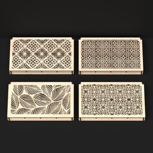 Stash Box Svg Laser Cutting Files, Dice Box Laser Cut Files, Memory Box ...