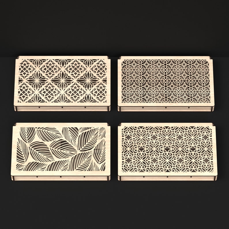 Stash Box Svg Laser Cutting Files, Dice Box Laser Cut Files, Memory Box ...